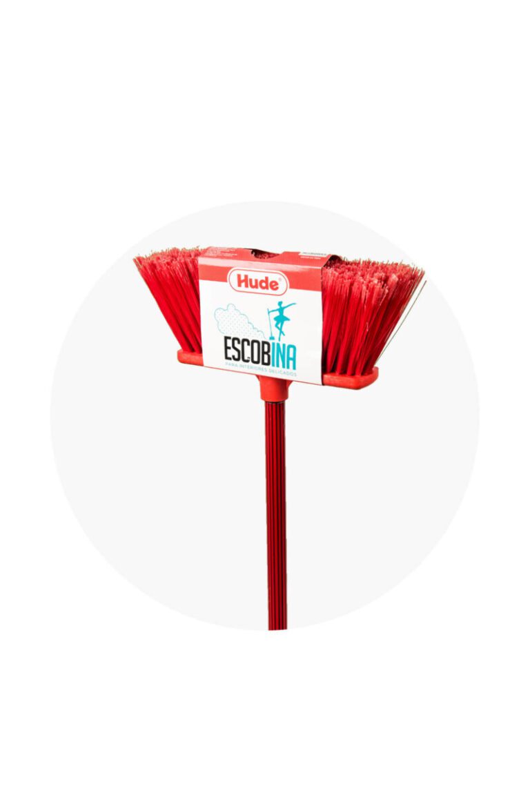 Escoba Escobina Hude Ancho 30 Cm Roja | Dielsa