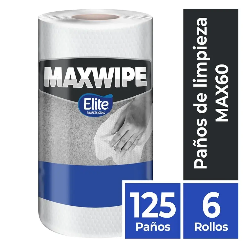 Rollo Paño Maxwipe Elite MAX60 X 125 Und | Dielsa